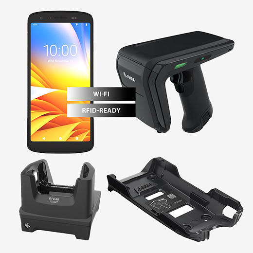 RFID Set TC22 + Charging cradle (Scanners: EMEA + RFID Readers: E8 + T ...